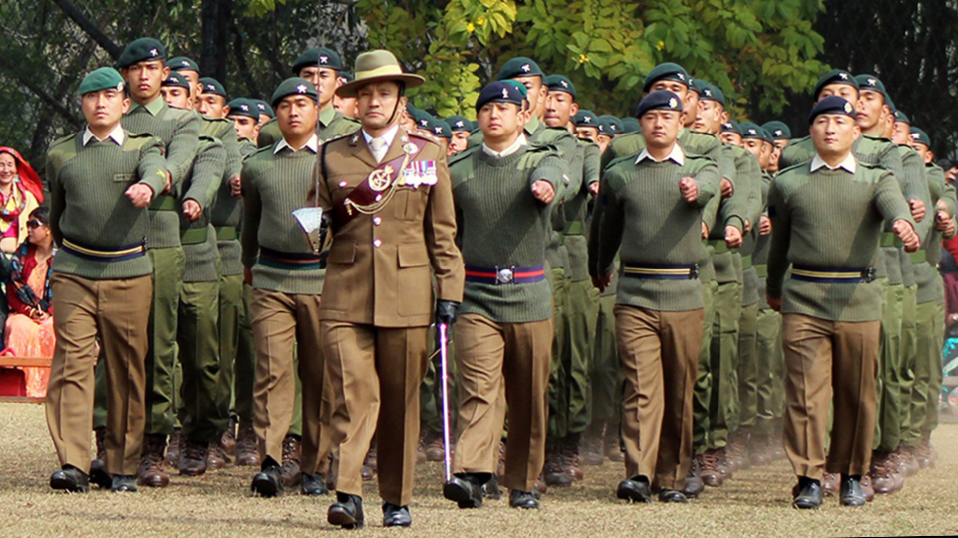 Army Chief Inspects More Than 400 New Gurkhas In Nepal
